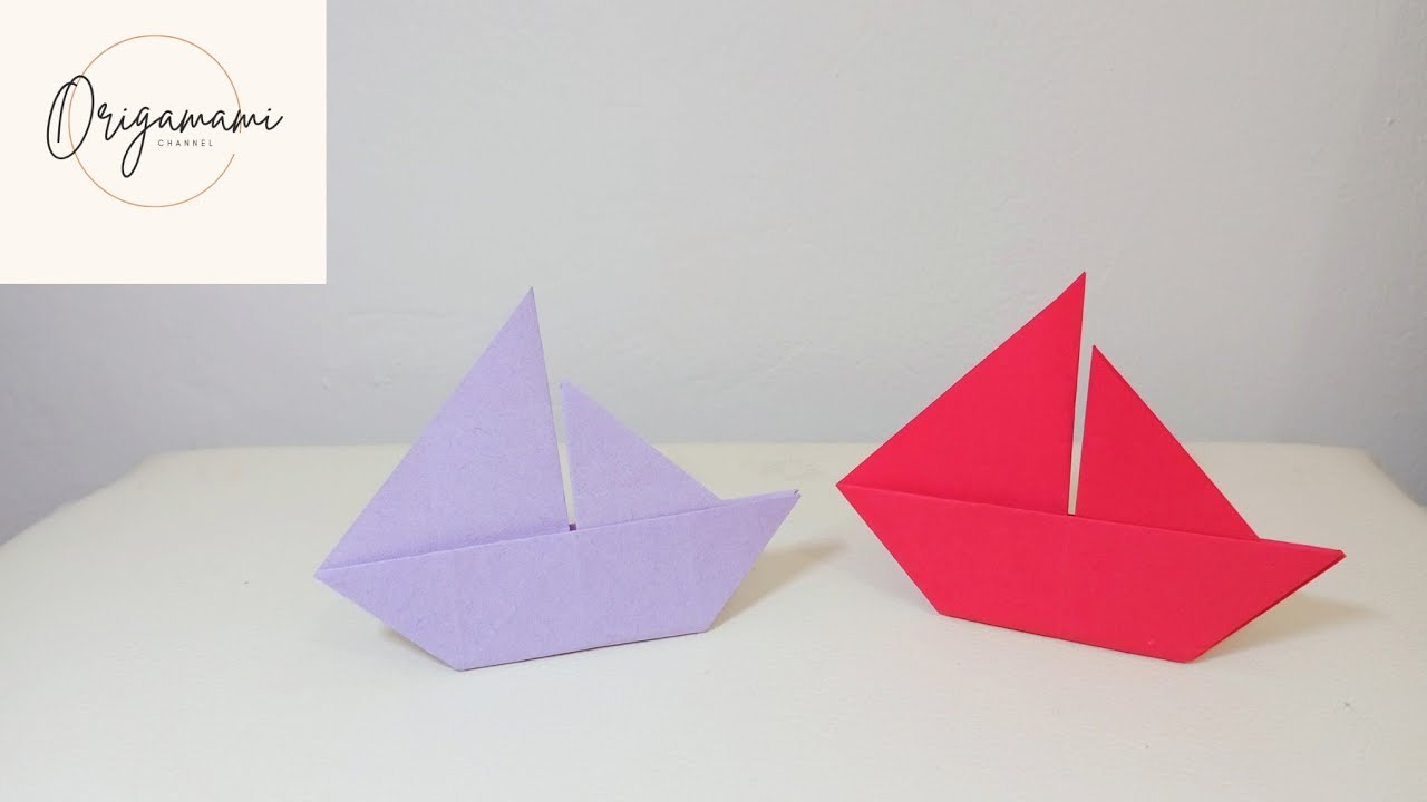 Origami Perahu Layar | Origami perahu | Origami Boat @Origamami - YouTube