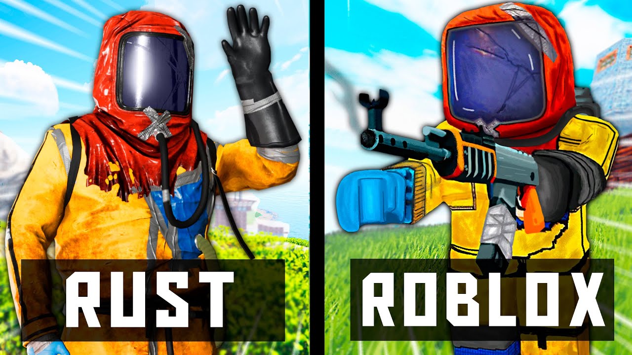Sobreviví 24 HORAS en LA MEJOR copia de Rust en ROBLOX (Fallen Survival ...