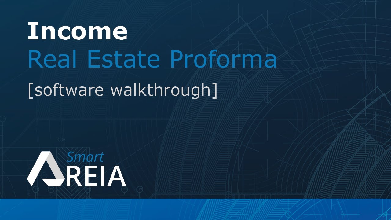 Income - Real Estate Pro Forma Software [walkthrough] - YouTube
