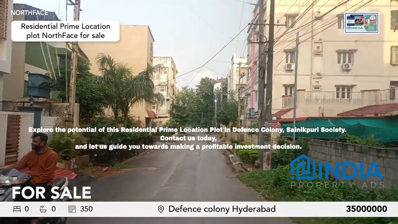 Residential Prime Location Plot for Sale in Defence Colony,Sainikpuri ...