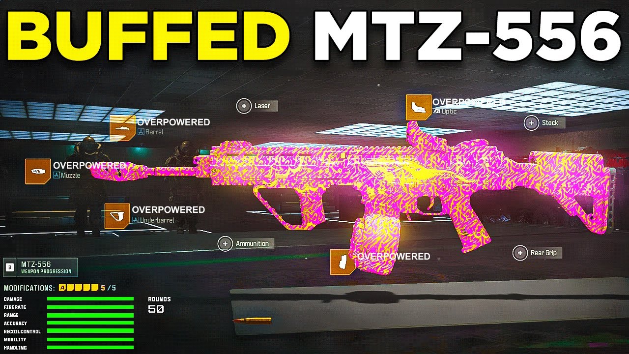 New *BUFFED* MTZ-556 Loadout in Warzone 3! 😍 (Best MTZ-556 Class Setup ...