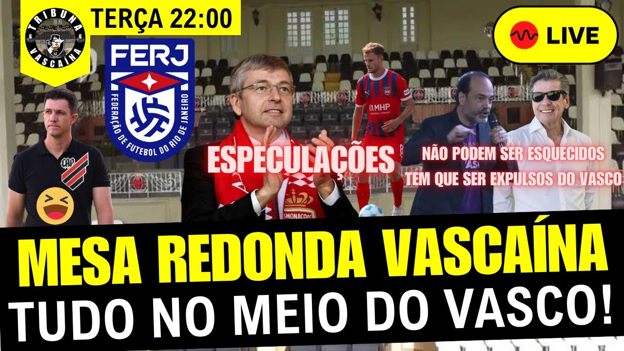 🎙️AO VIVO: TRIBUNA VASCAÍNA | MESA REDONDA VASCAÍNA | RESUMO DO VASCÃO ...