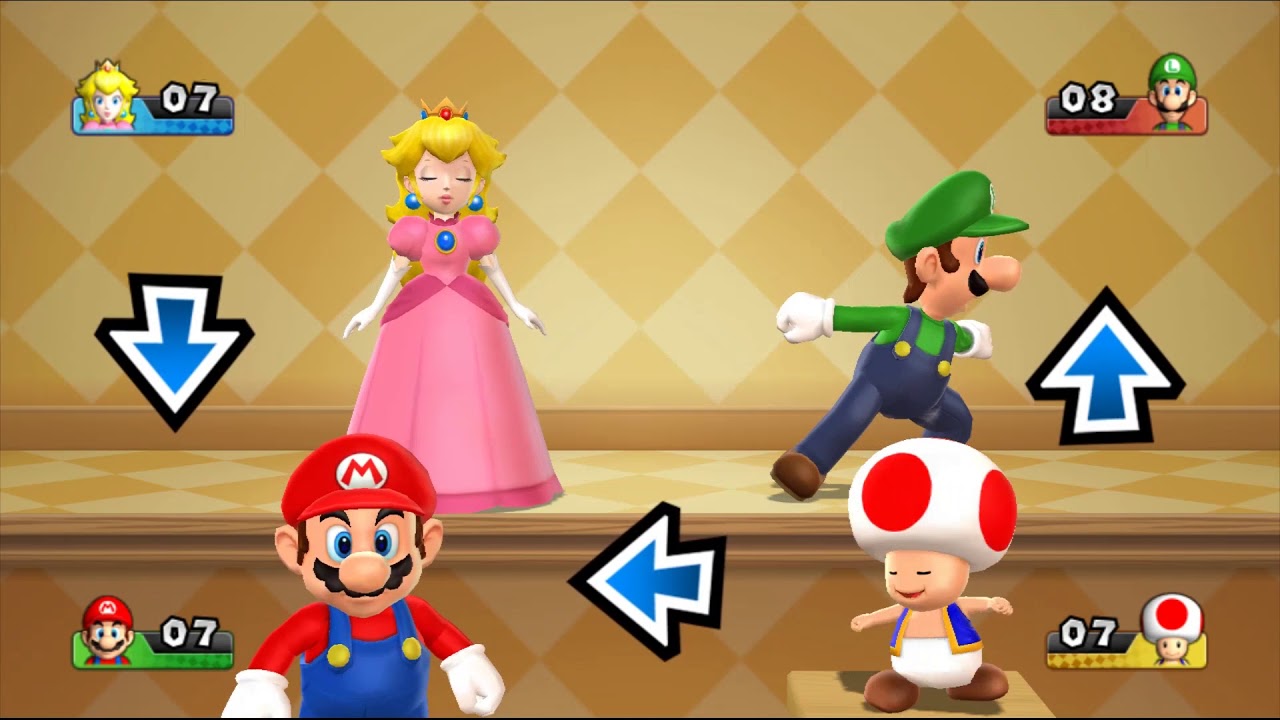 Mario Party 9 Gameplay - Step it Up - Mario,Luigi, Peach, Toad ...