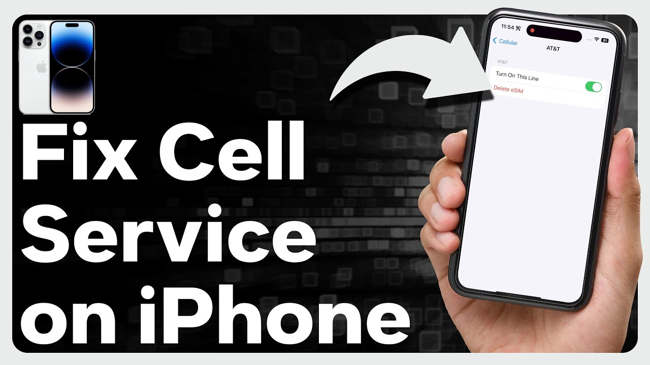 How To Fix Service Not Working On iPhone - YouTube