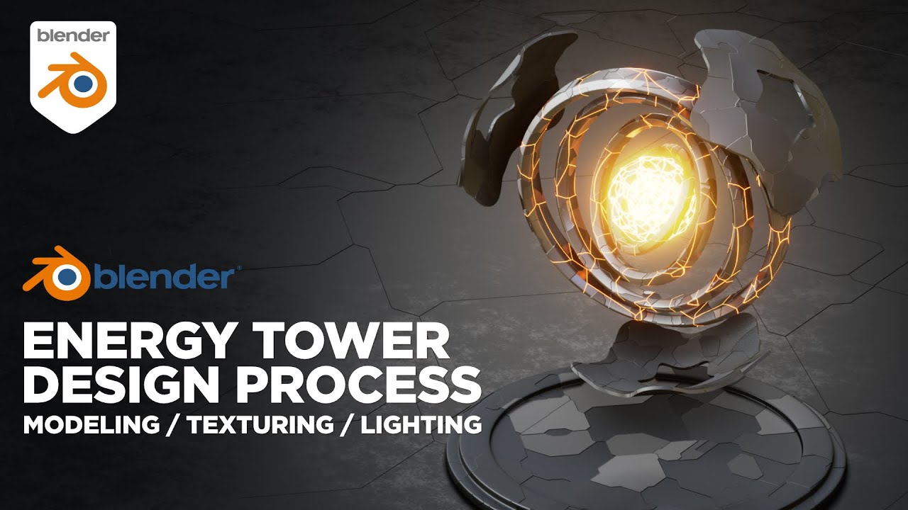 Blender - Energy Tower Design in Blender and EEVEE - YouTube