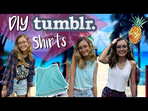 DIY Tumblr Inspired Summer Shirts! | Mish Shelly