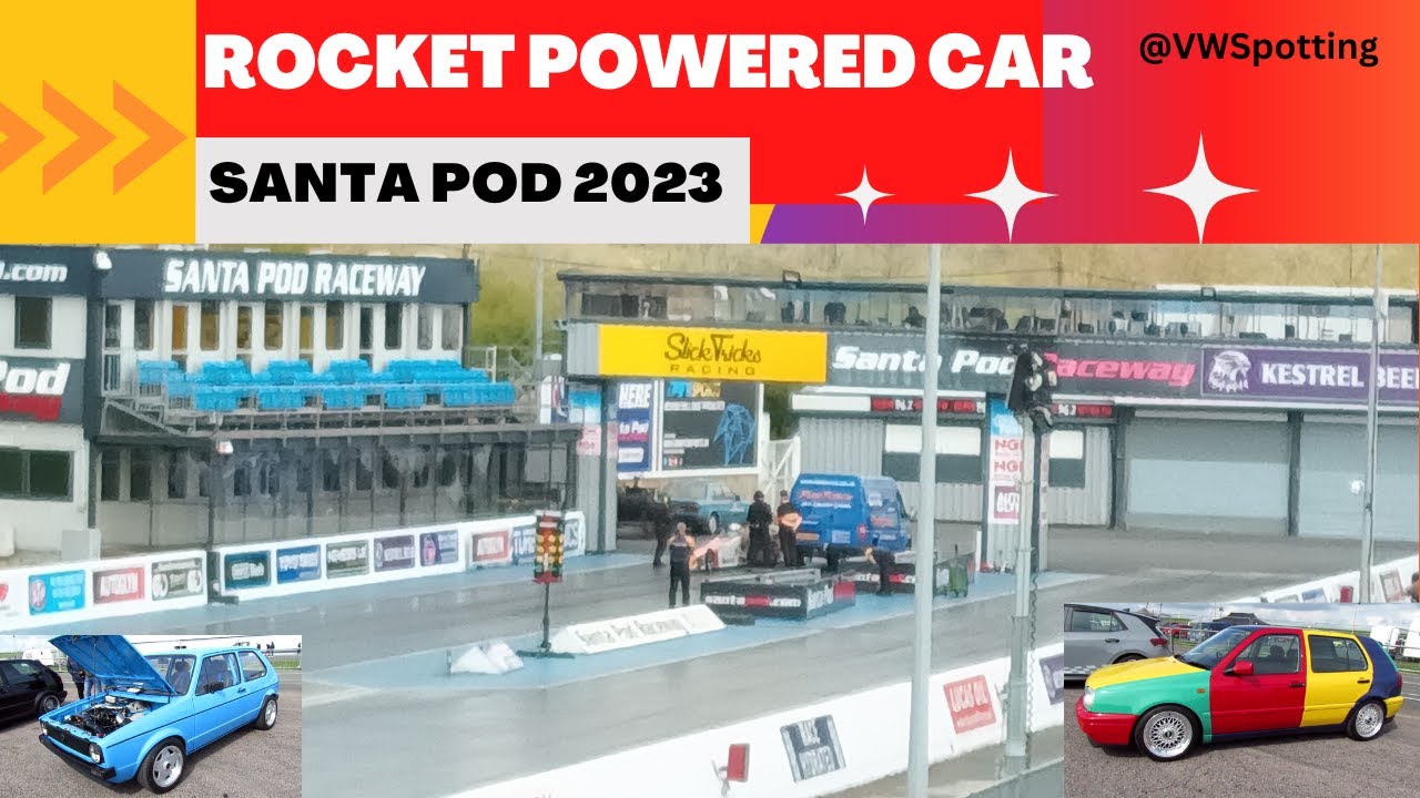 FireForce 5 JET CAR at GTI Festival Santa Pod 2023 | Rocket Car - YouTube