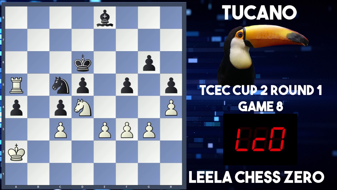 Leela Chess Zero vs Tucano| TCEC Cup 2| Round 1 Game 8| Leela is ...