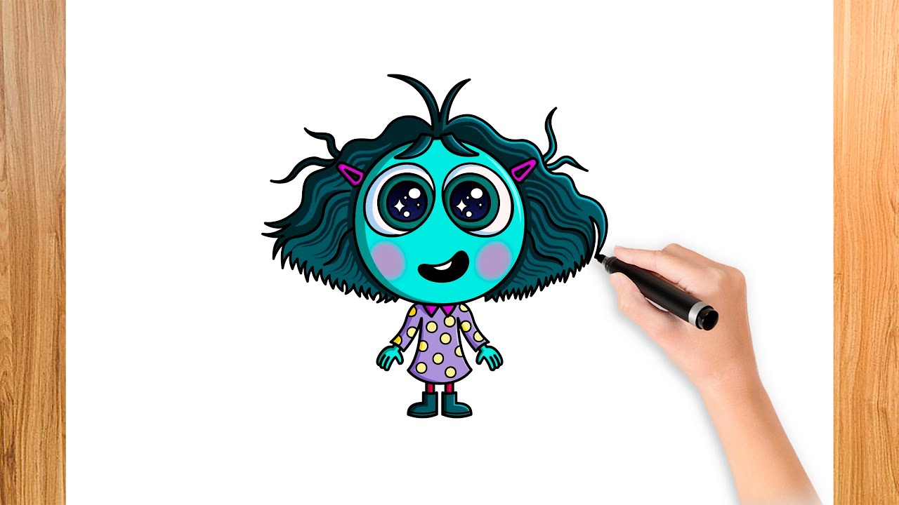COMO DIBUJAR A ENVIDIA DE INTENSAMENTE 2 - YouTube