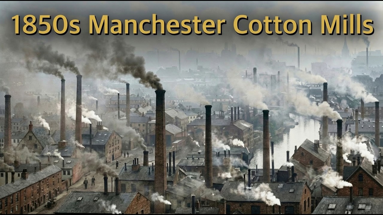 Inside 1850s Manchester's Cotton Mills - Full Production Process (AI ...