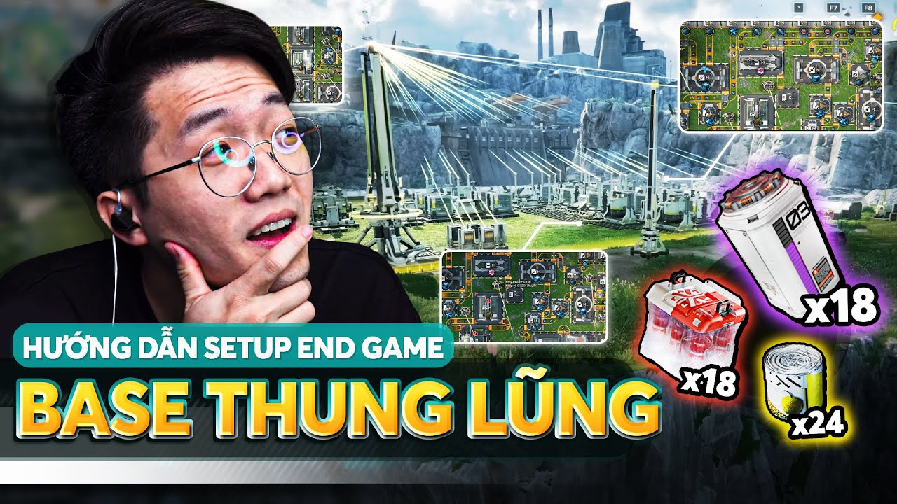 Setup Endgame Base Thung Lũng tối đa tài nguyên - Arknights Endfield ...