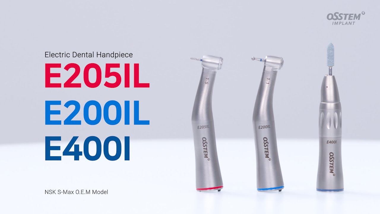 OSSTEM Electric Dental Handpiece "E205IL / E200IL / E400I” - YouTube