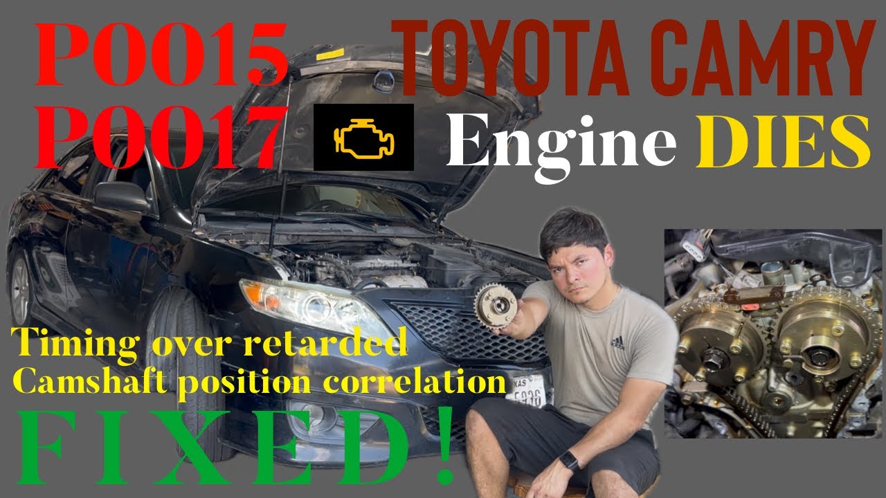 Toyota Camry Cam Gear Replacement | Timing Correlation Codes P0015 ...
