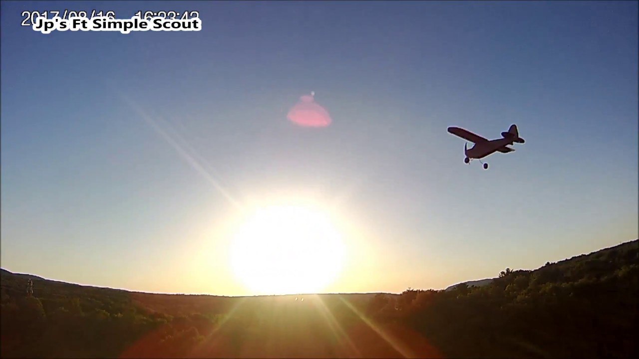 Flite Test Simple Cub FPV Chase footage - YouTube