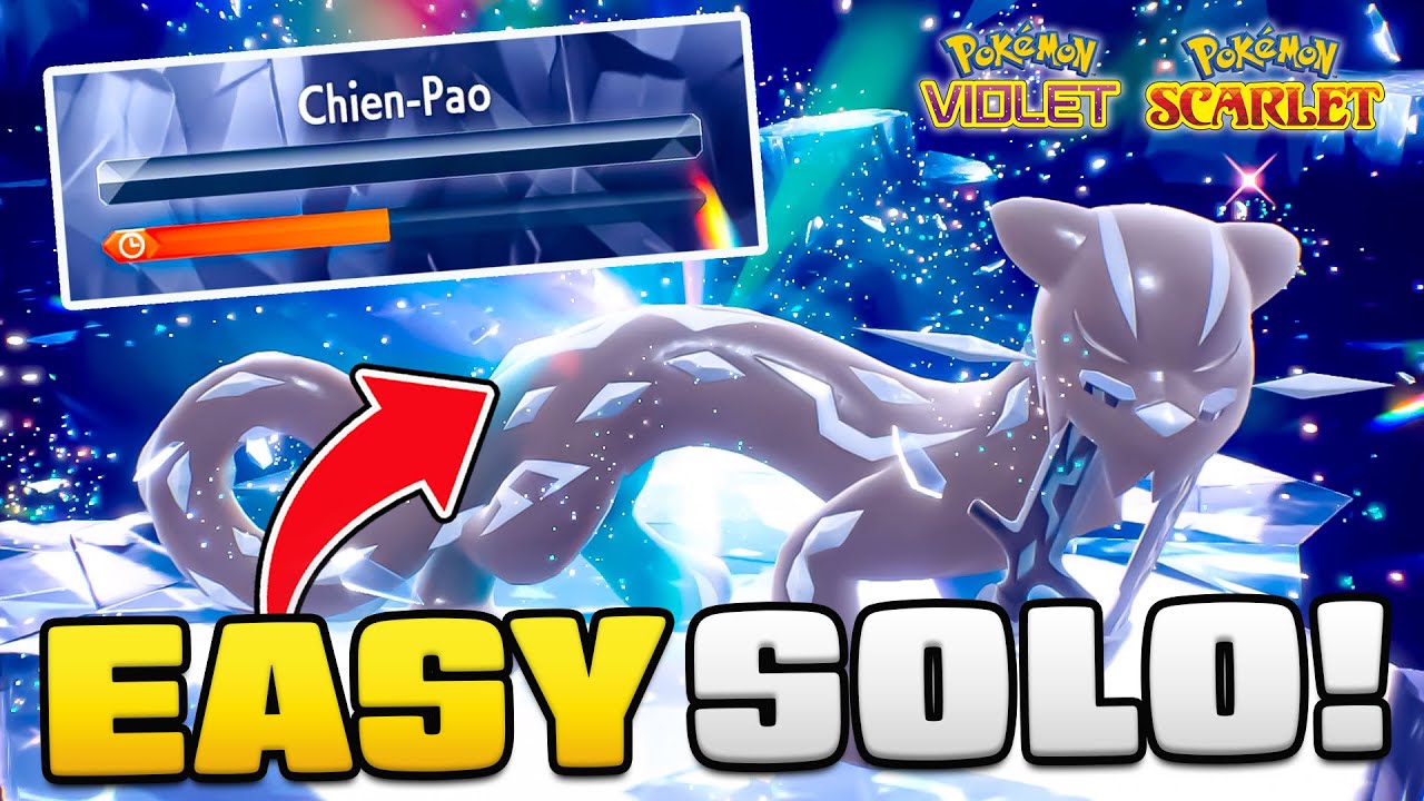 The BEST Pokemon to SOLO SHINY CHIEN PAO Tera Raid in Scarlet and ...