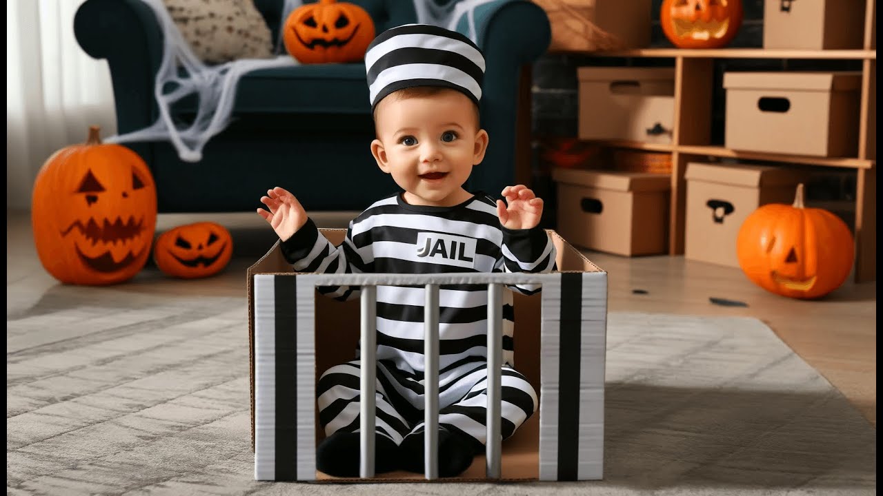 👶 Spooktacular Creations Baby Prisoner Convict Costume 👶 | Best Baby ...