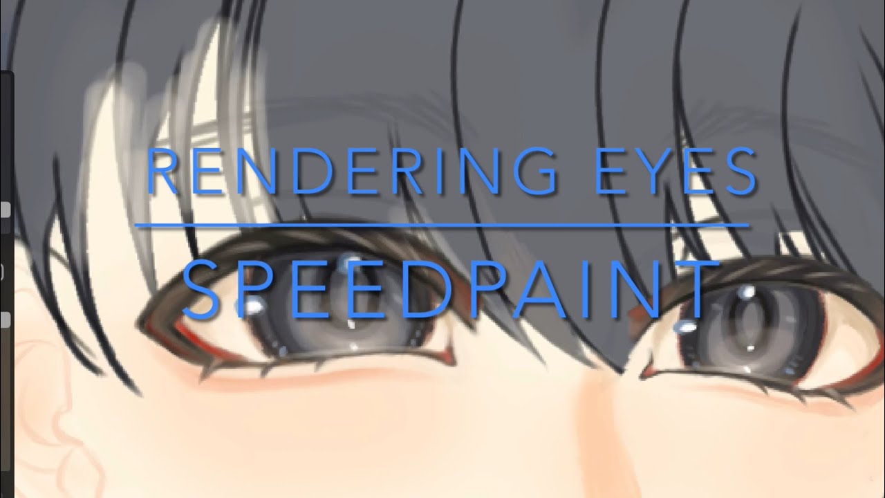 Speedpaint how me to rendering eyes #drawing #art #fanart #zhoushen #周深 ...