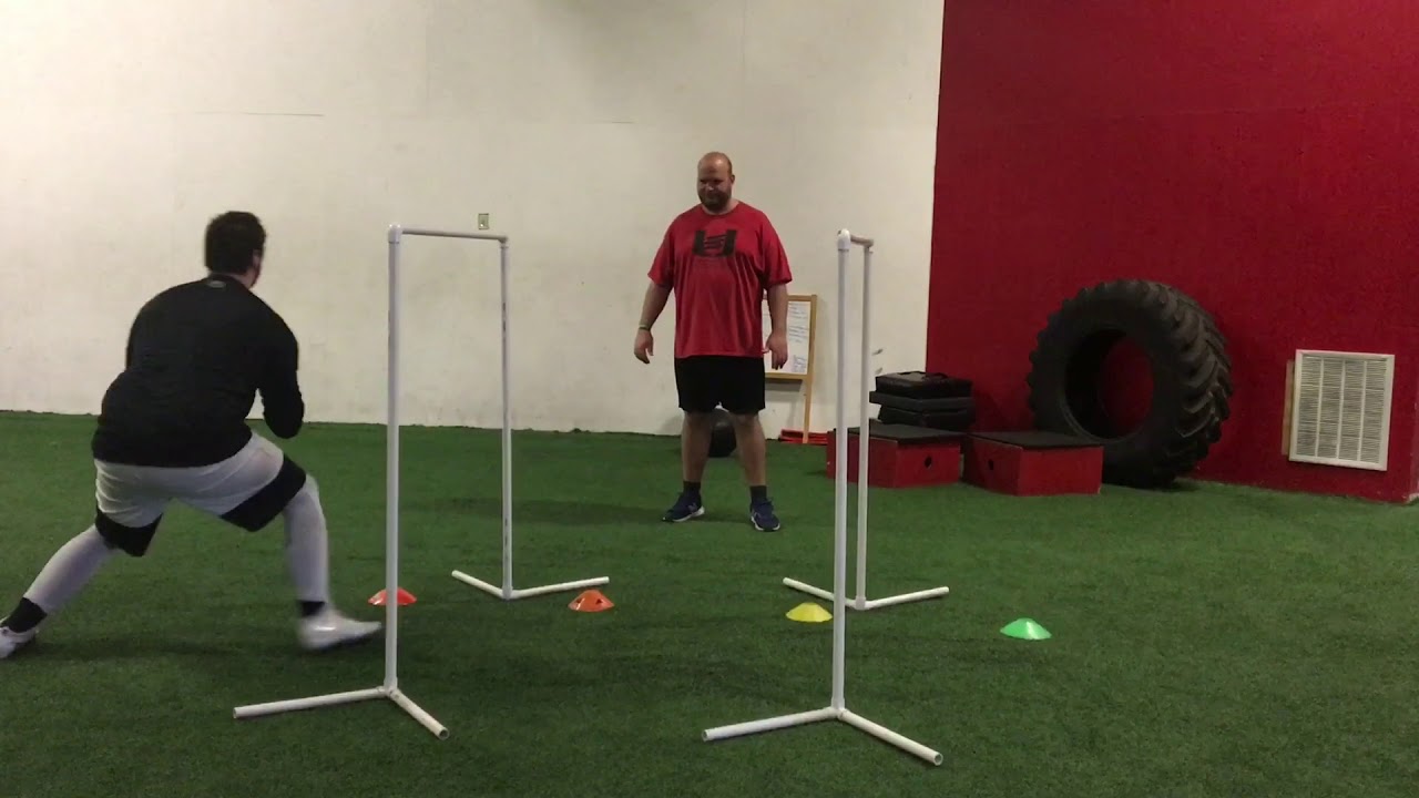 Offensive Line Drills How to Kick and Post set for Offensive Guards ...