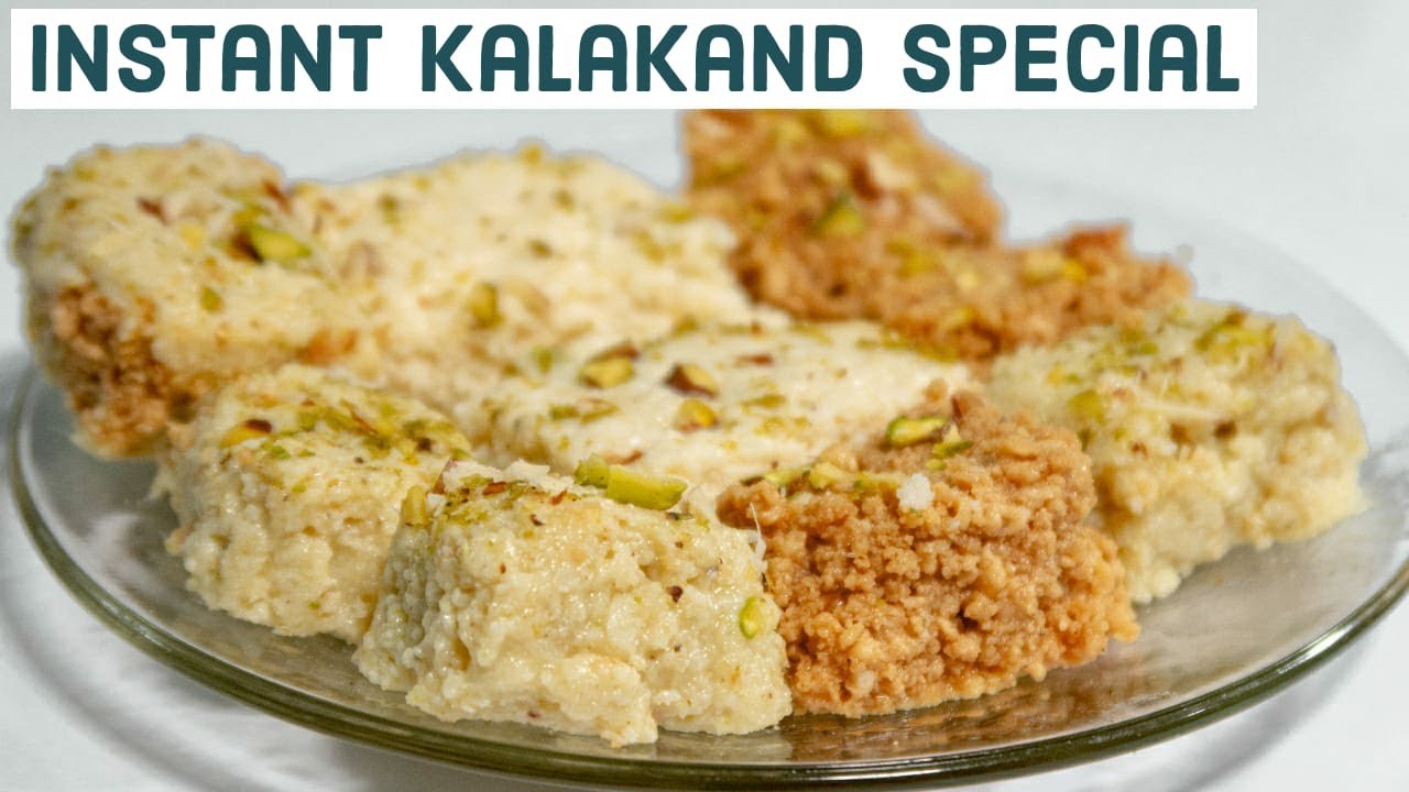 Instant Kalakand Sweet Recipe | No Sugar | Special Flavour | Rakhi ...
