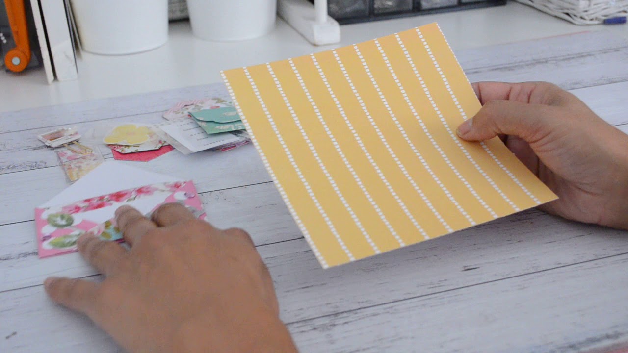 6x6 Paper | Mini 3 Pocket | Loaded Envelope Style | Easy Tutorial - YouTube