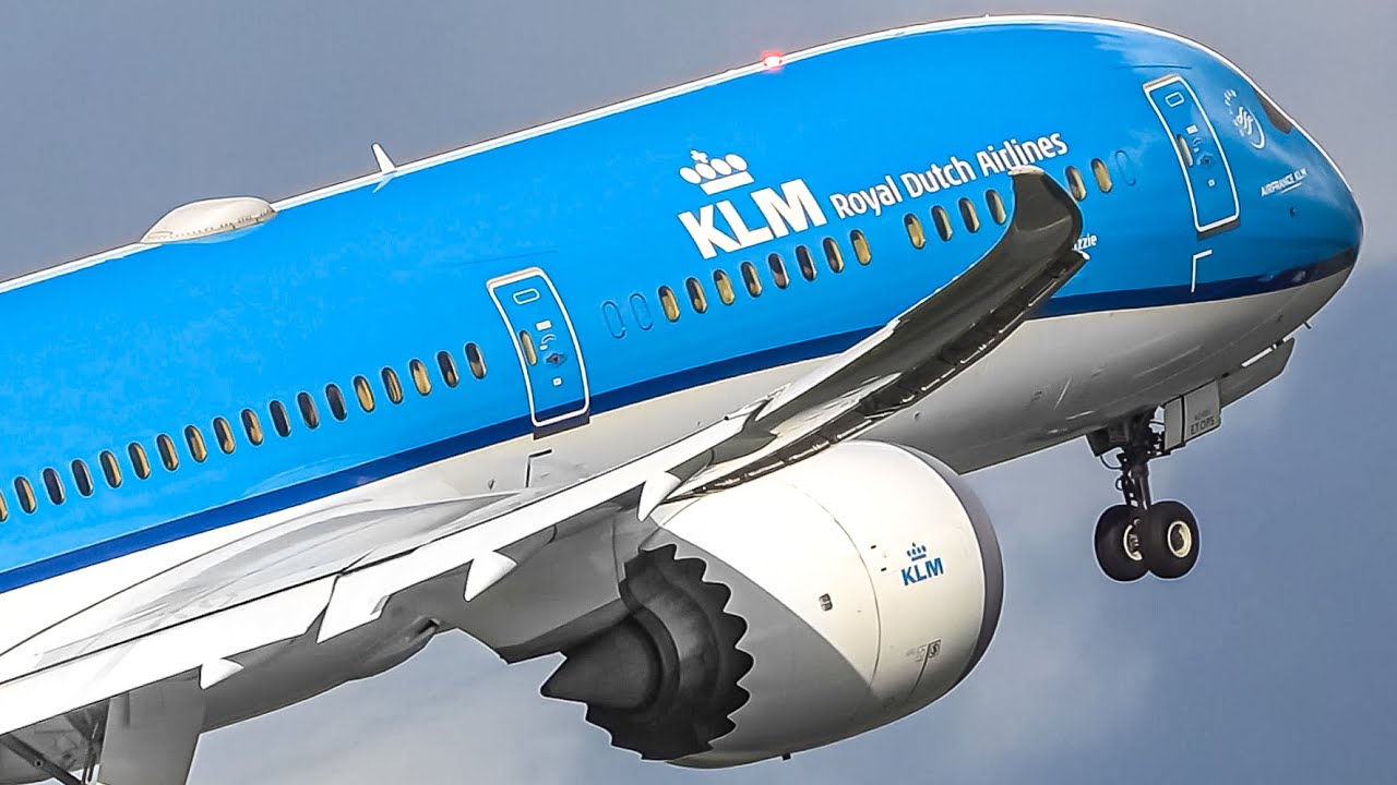 30 AWESOME LANDINGS and TAKEOFFS at AMS | Amsterdam Airport Plane ...