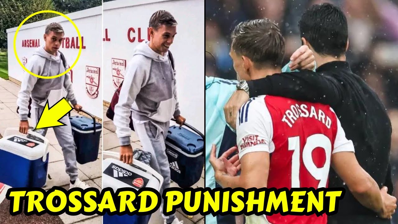 Leandro Trossard Punishment After Red Card vs Manchester City - YouTube