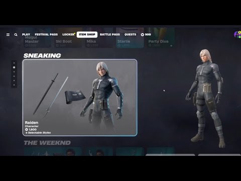 New Raiden skin (Fortnite) - YouTube