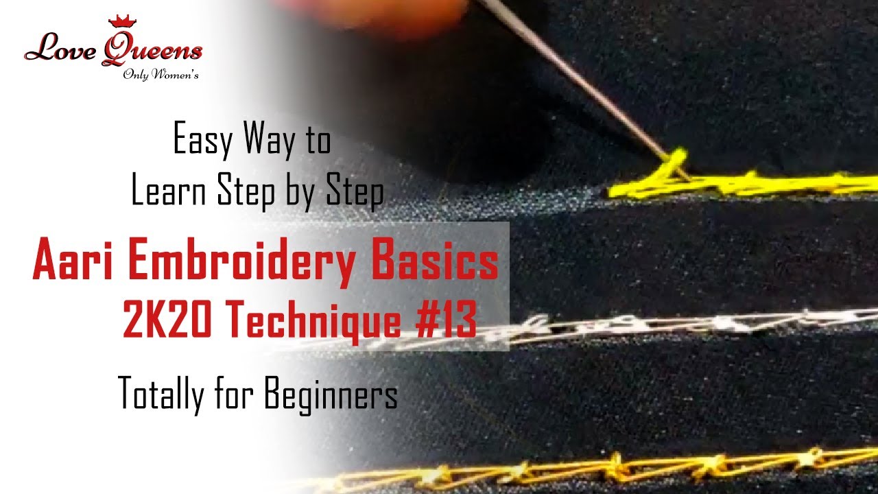 Aari Basic tutorial | Aari work for beginners|Aari Work Basic class 13 ...