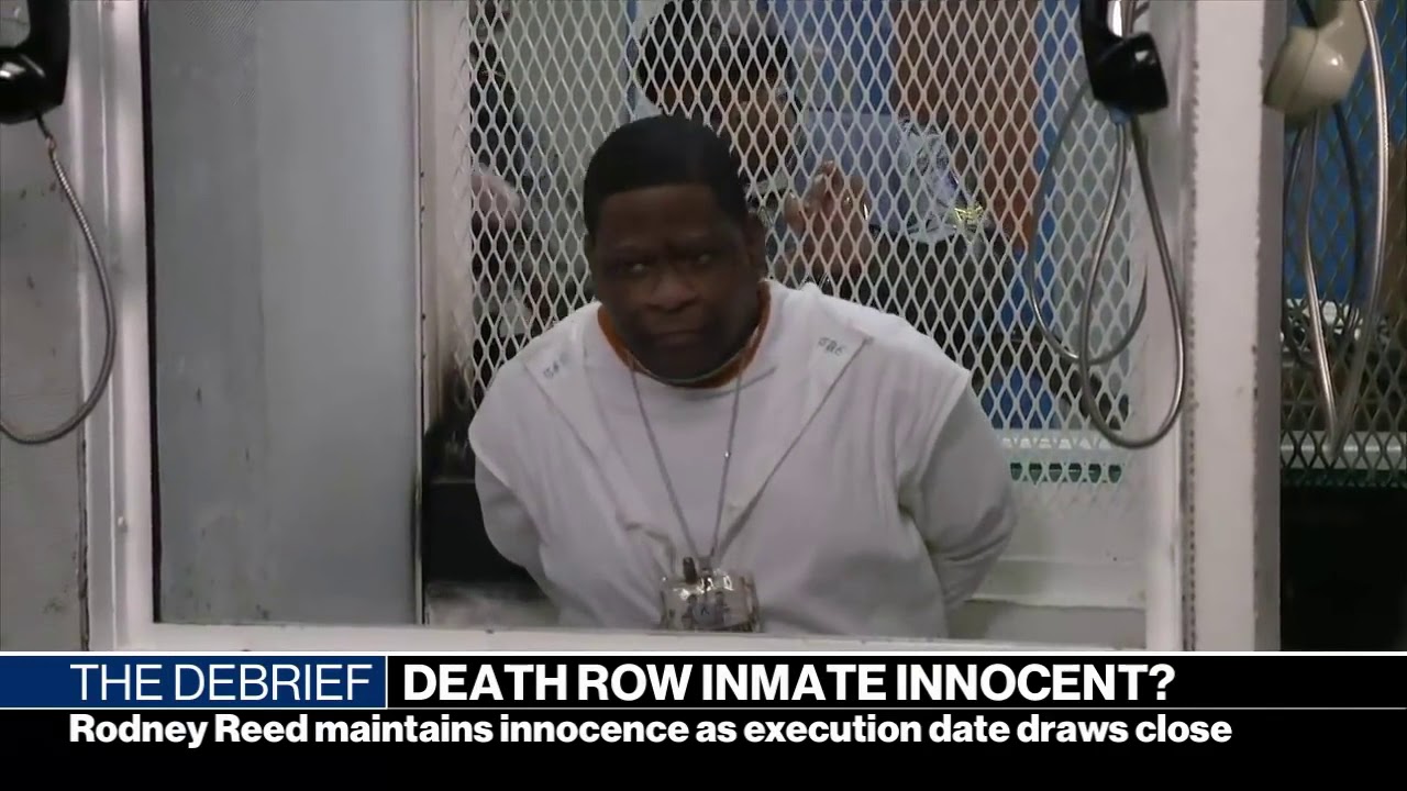 Death Row Inmate Rodney Reed Maintains Innocence Ahead Of Execution ...