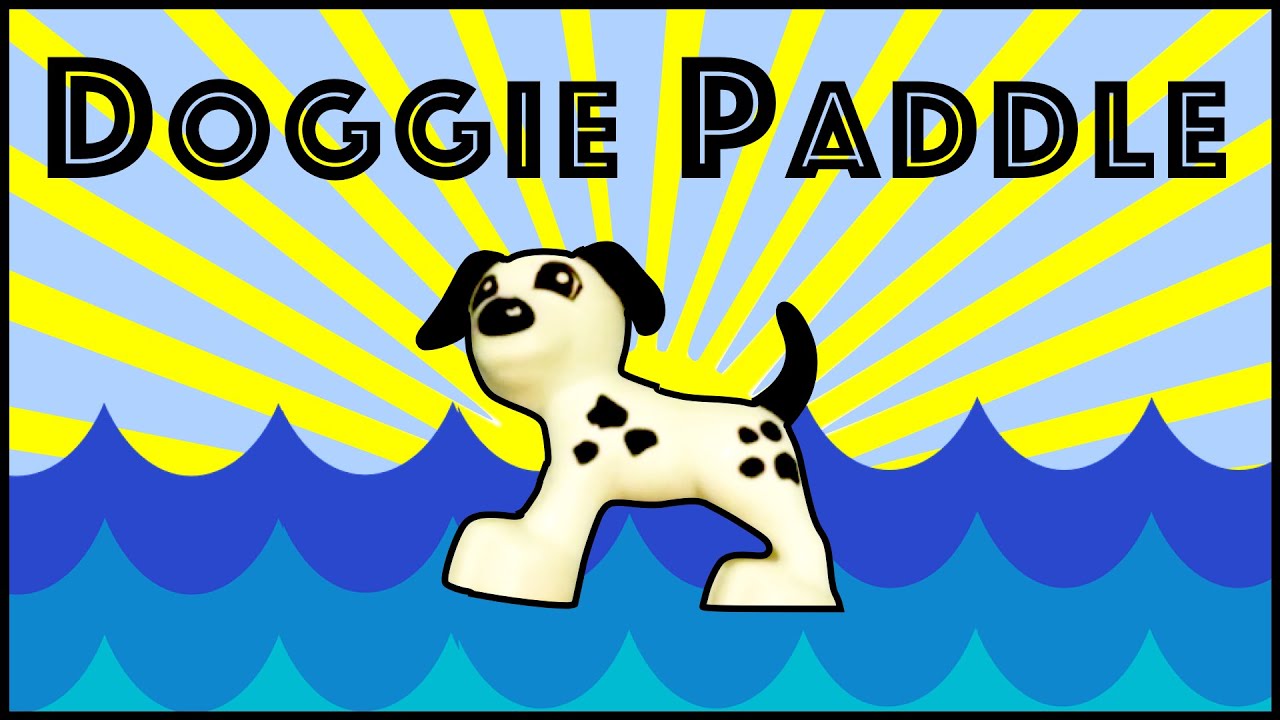 Doggie Paddle Story: Finding treasure in the swimming pool - YouTube