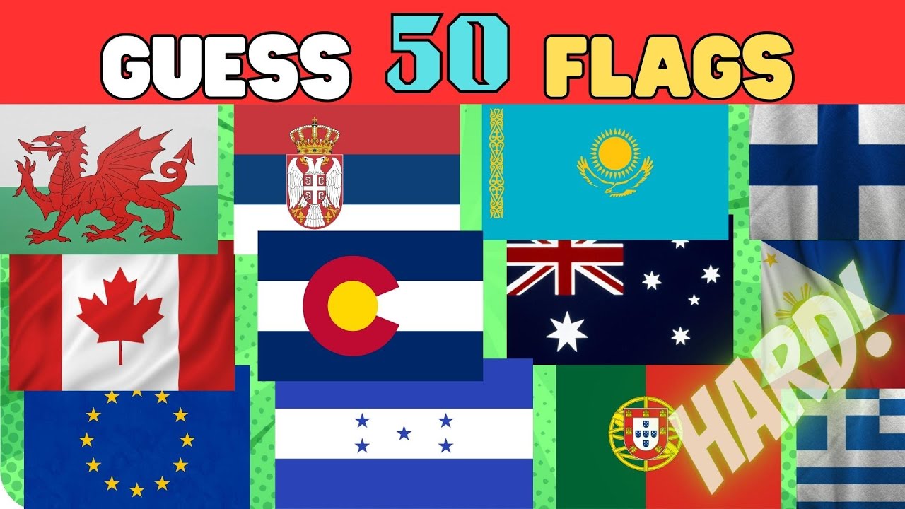 Guess the Flag In the World| Let's Find Out How Many Country You Know ...
