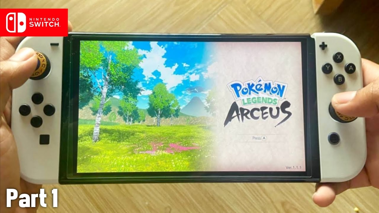 Pokemon Legends : Arceus Nintendo Switch Gameplay - Walkthrough Part 1 ...