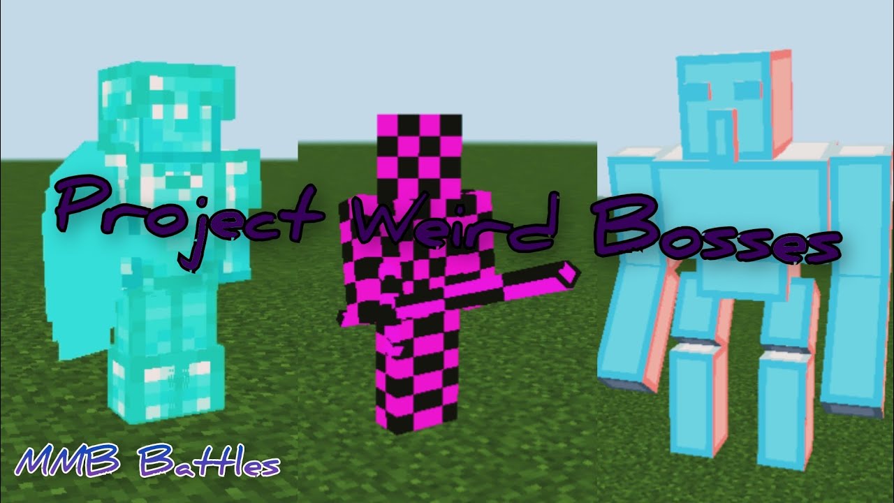 Project Weird Bosses Addon By Me | Minecraft (With download link) - YouTube