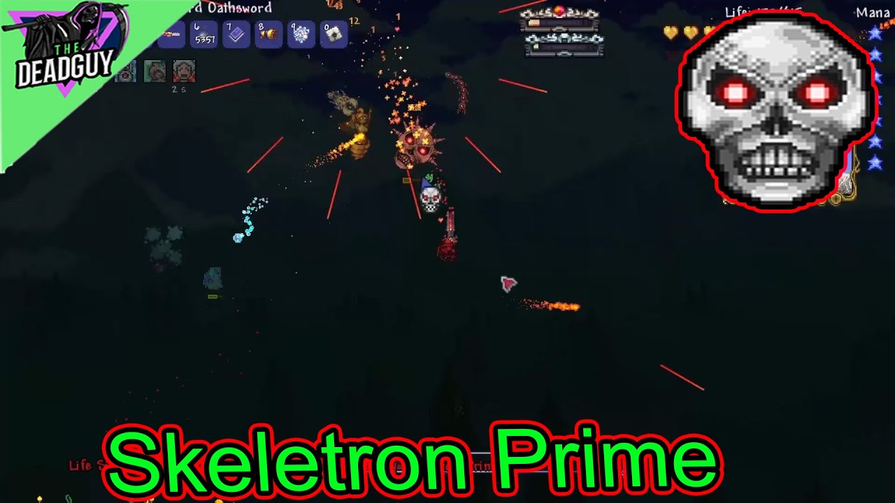 TERRARIA Skeletron Prime - YouTube
