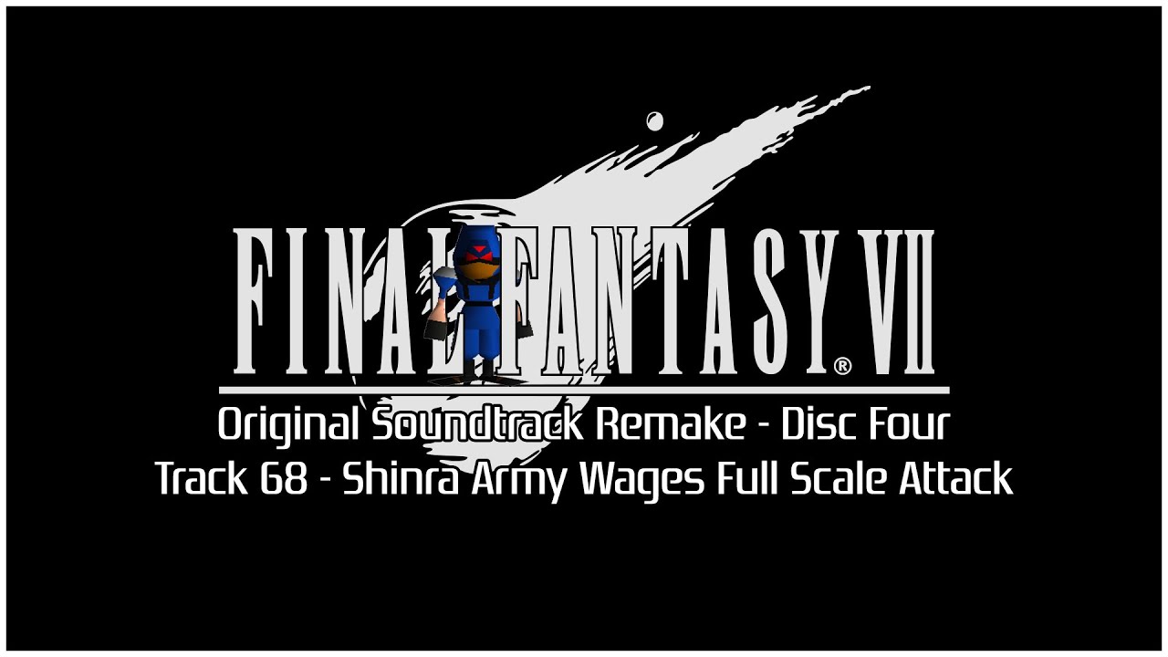 SHINRA ARMY WAGES A FULL SCALE ATTACK | CINEMASIF | FINAL FANTASY VII ...