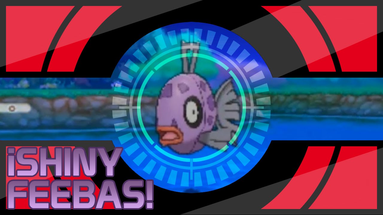 ¡Un Feebas shiny! Sorteo de Feebas shiny - YouTube