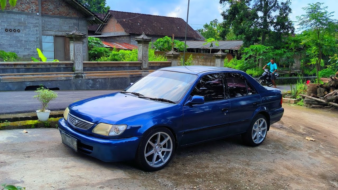 modifikasi mobil Toyota Soluna 2001 rivew sedan tua - YouTube