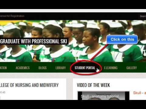 how to create student portal nalerigu nmtc (naconm) - YouTube