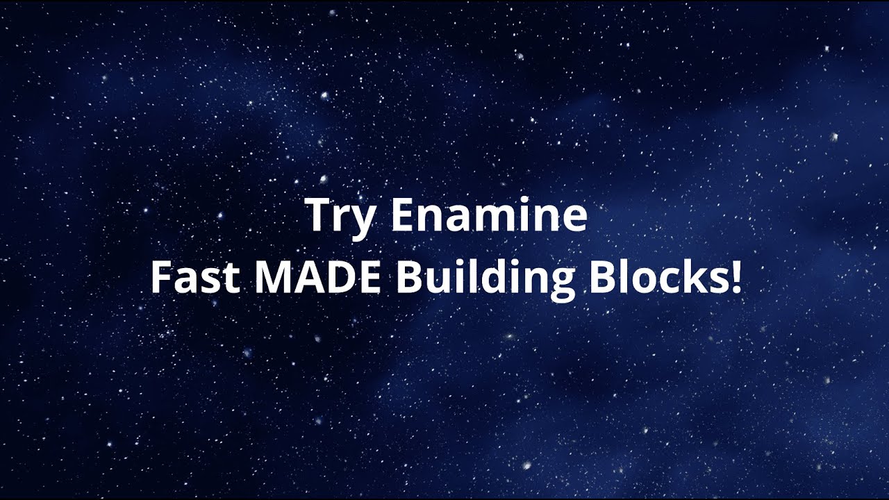 Fast MADE Building Blocks - YouTube