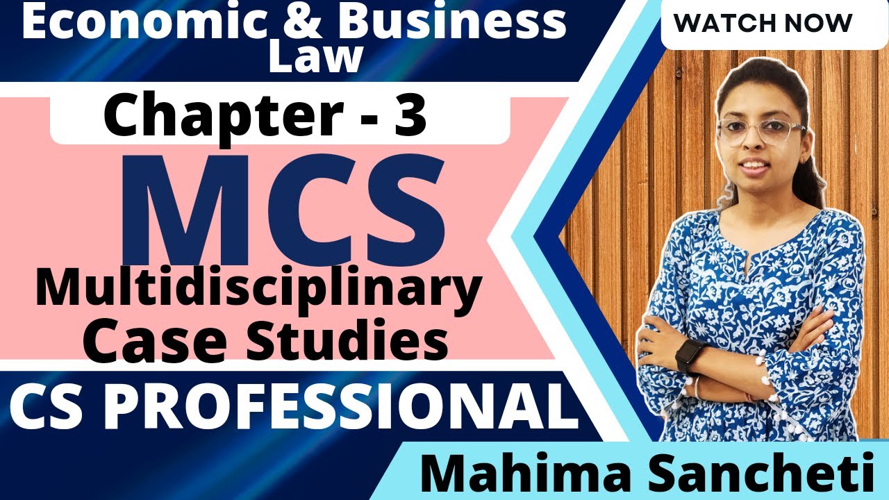 Multidisciplinary Case Studies | MCS CS Professional MDCS CS Prof.#csprofessional #youtube # ...