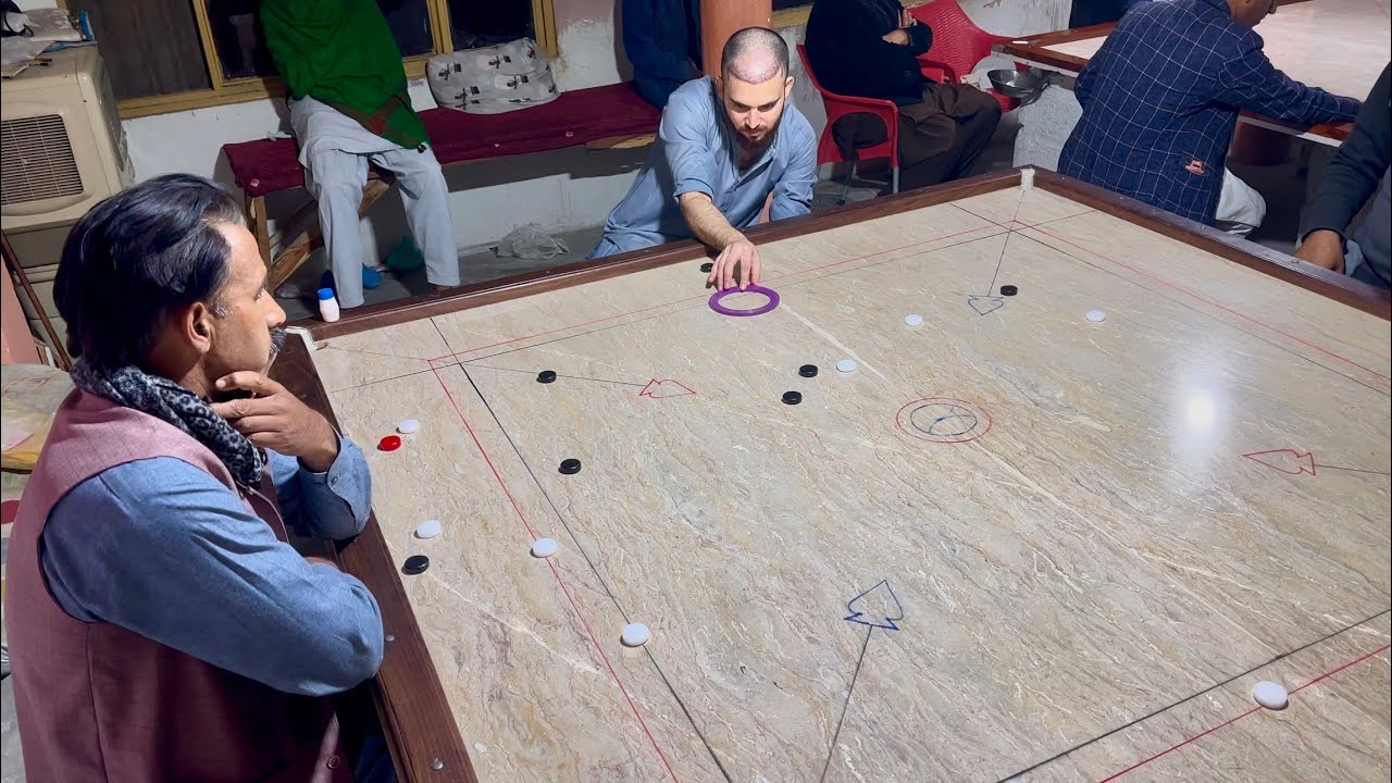 "2️⃣ 🆚2️⃣ Big Challenge||Learn How To Play Carrom 😱😱🎯🤯🥵🔥#carrom #video ...