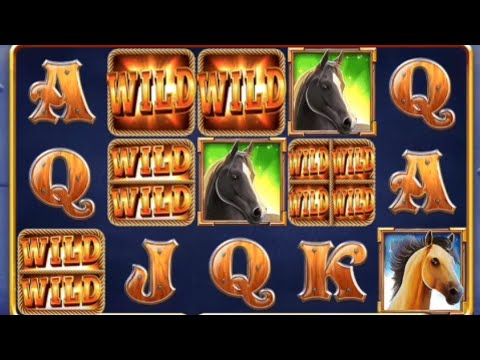 GOLDEN STALLION Microgaming Slot - YouTube