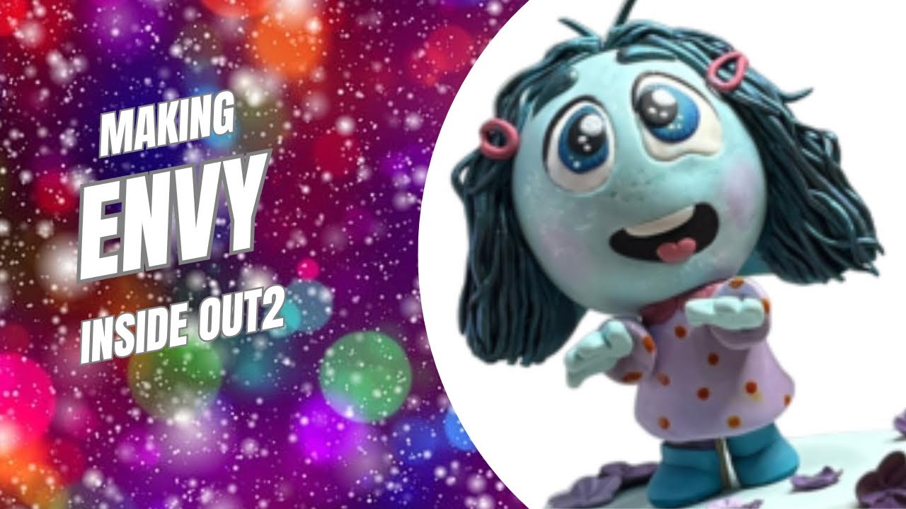 INSIDE OUT 2💙 How to make an Envy amazing cake topper😍 - YouTube