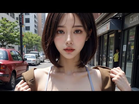 [4K] AI ART Japanese Lookbook model video - Married woman at Tokyo street #ai #beauty #lookbook