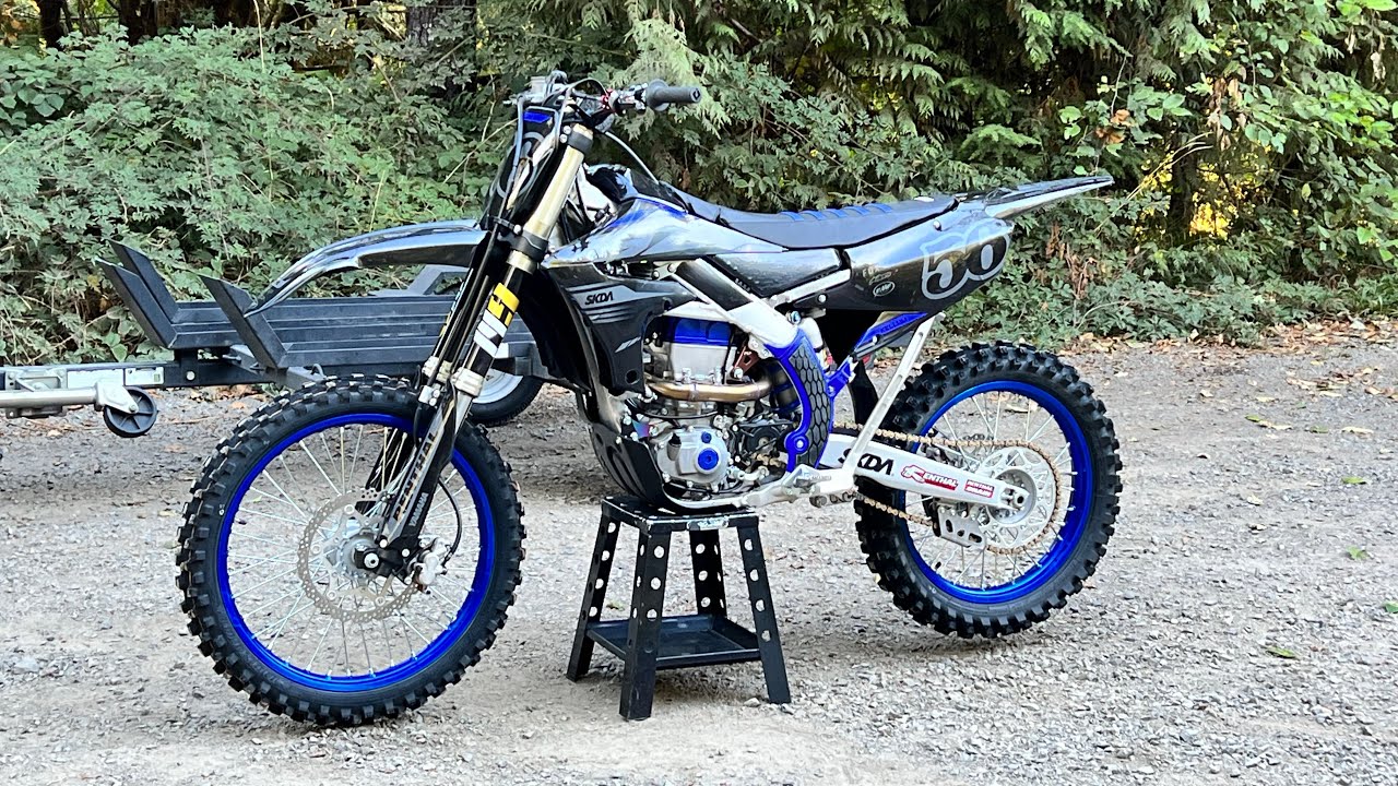 How well does the YZ450F do in the woods? - YouTube