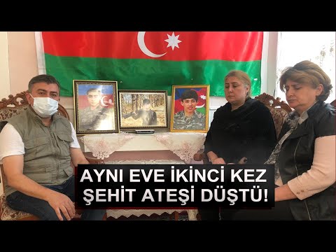 Azerbaycan'da aynı eve ikinci kez şehit ateşi düştü!