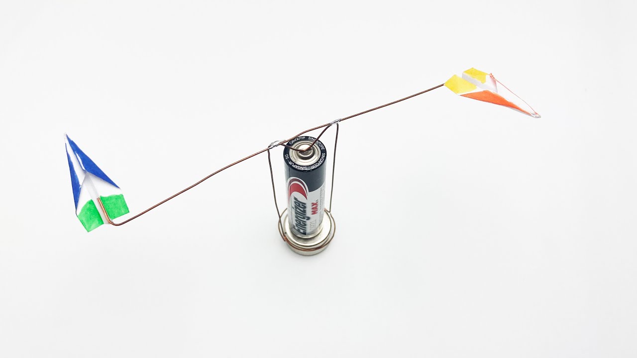 Simple Magnet Project | Paper Plane - YouTube