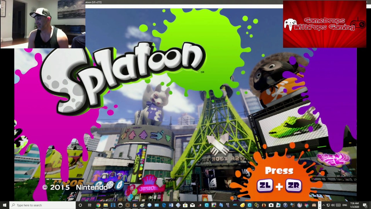 Lets Play Splatoon Campaign Mode Cemu Wii U Emulator 1.16.1 Fun Run Pt ...
