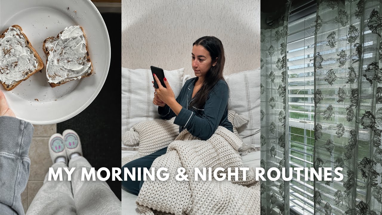 MY MORNING & NIGHT ROUTINES - skincare routines, enjoyable mornings ...