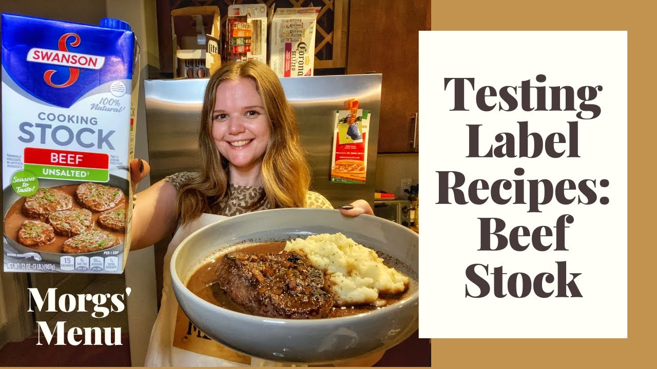 STEAK WITH MUSTARD-WINE SAUCE | Testing Label Recipe from Swanson's ...